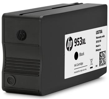HP 953XL High Yield Black Original Ink Cartridge, L0S70AE | Softcom ...